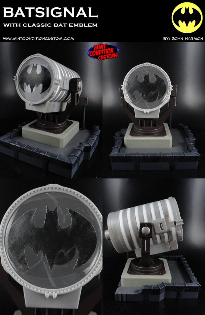Custom Bat Signal (Classic Comic Style) 6" Scaled DC Universe Display ...